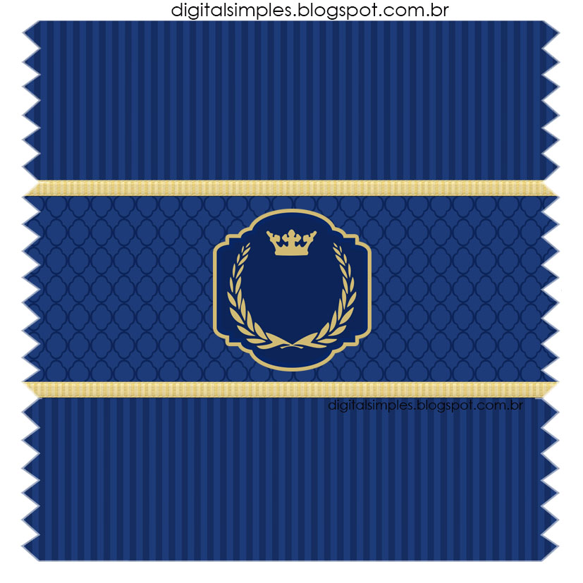KIT DIGITAL REALEZA AZUL MARINHO - Convites Digitais Simples