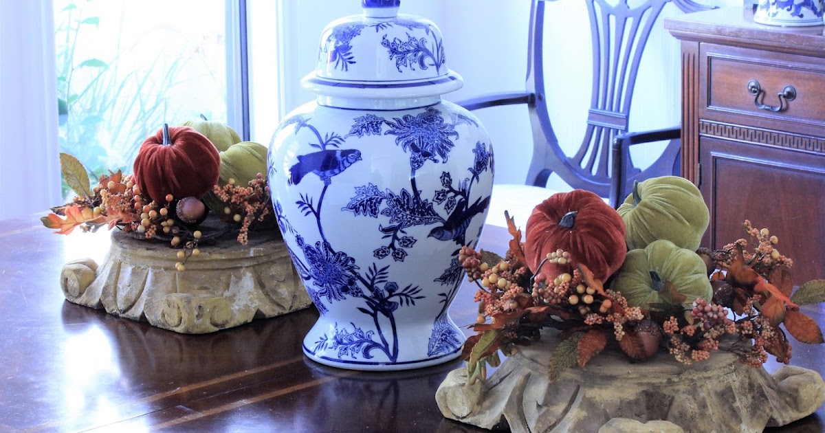 Simple Fall Decorating Tips - White Spray Paint