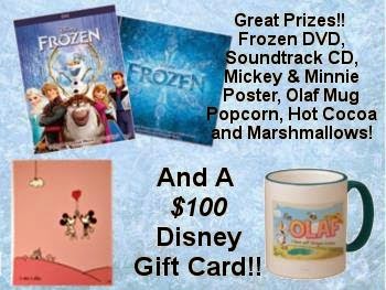 The Disney Freak's Blog: 'Frozen' Giveaway: Win a $100 Disney Gift Card ...