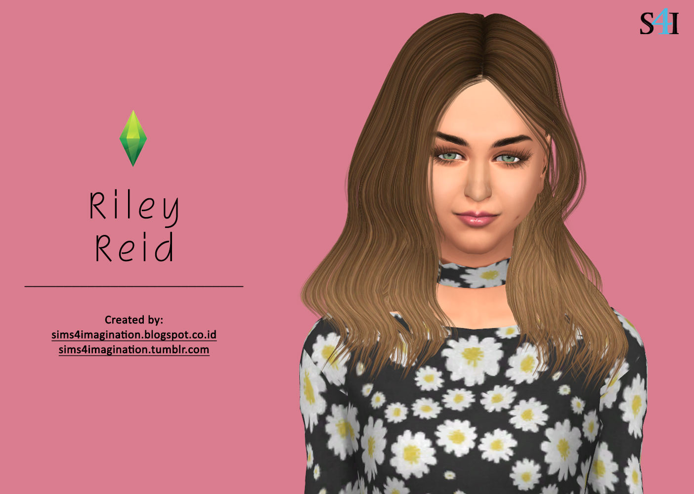 My Sims 4 CAS: Riley Reid - Imagination Sims 4 CAS