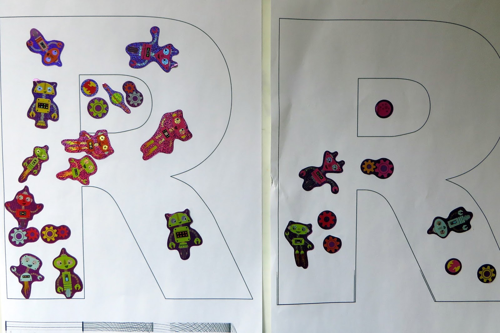 Mom's Tot School: R is for Robot!