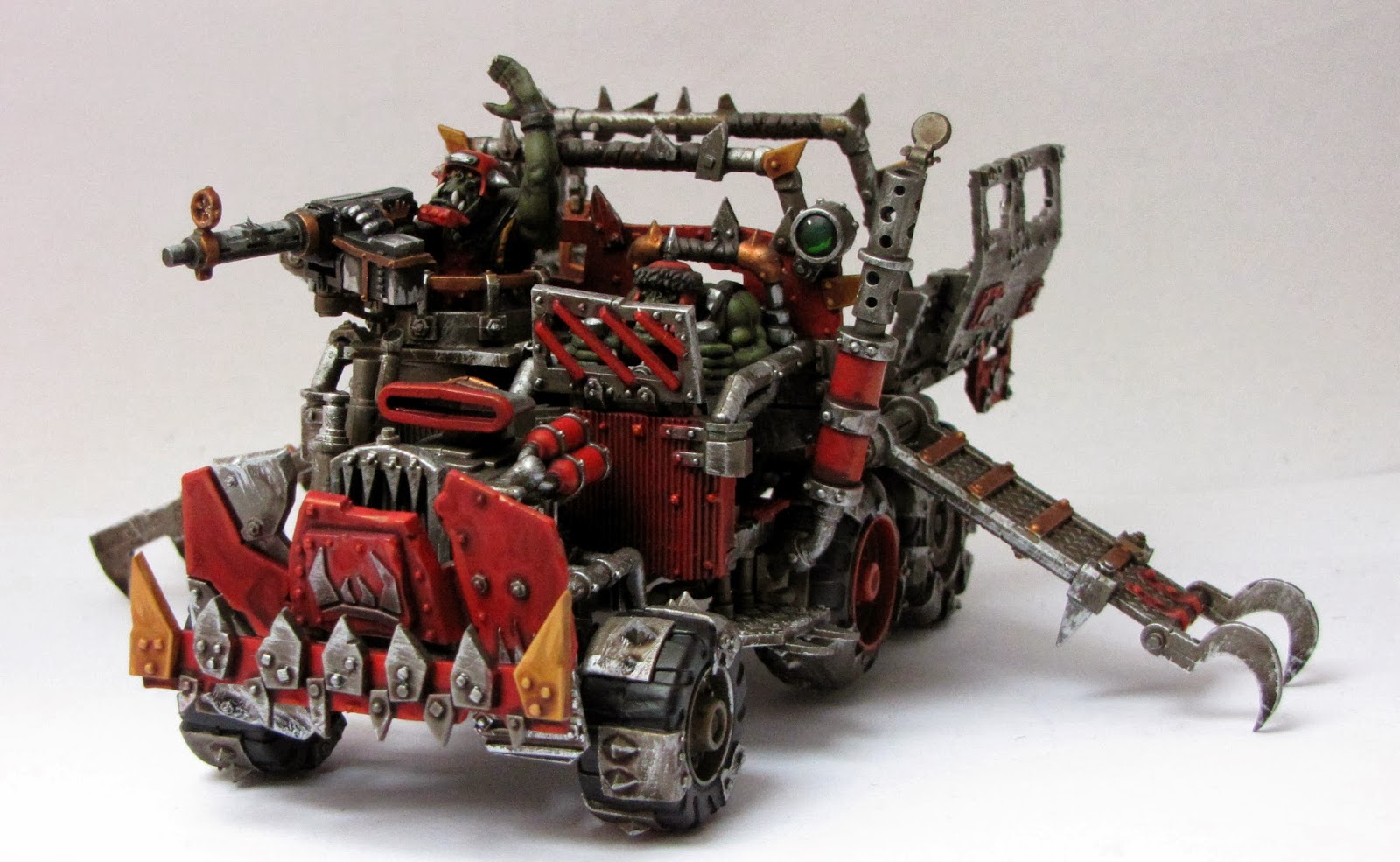 Brush And Miniature Torture: Ork Trukk #2 and #3