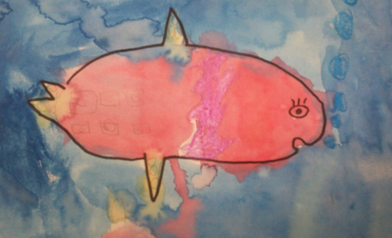 Art With Mr. E: Watercolor Fish : Kindergarten