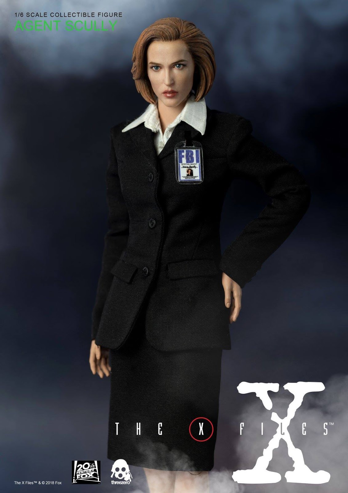 toyhaven: ThreeZero The X-Files 1/6th scale Gillian Anderson as Agent ...