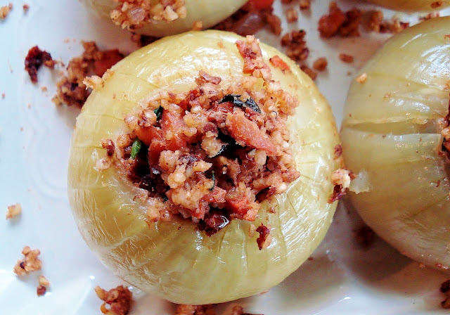 Stuffed & Roasted Onions GF SCD | Gluten Free SCD and Veggie