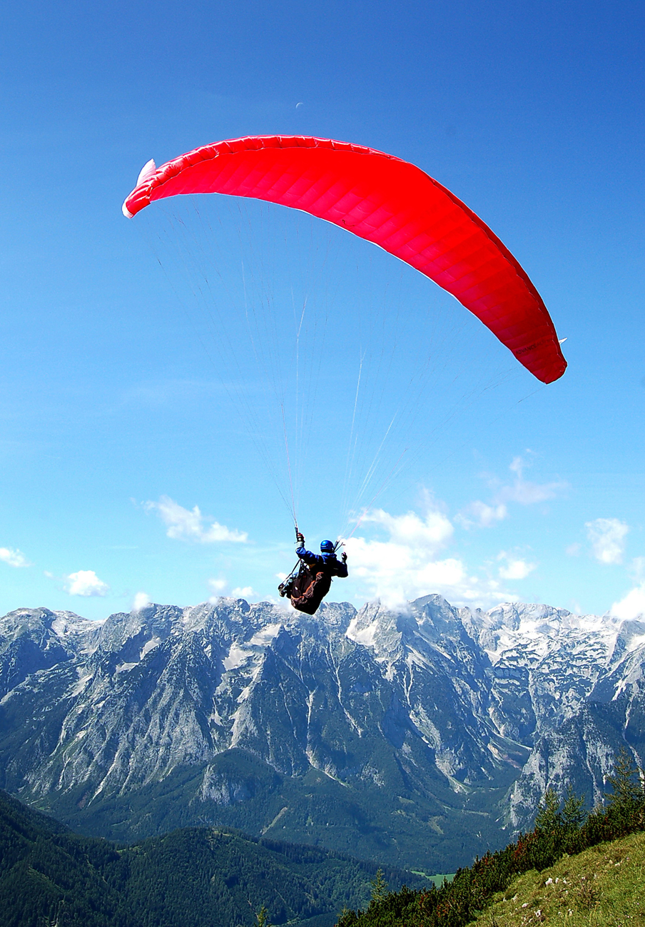 In der Mitte von Österreich ist das Stodertal: Paragleiten im Stodertal