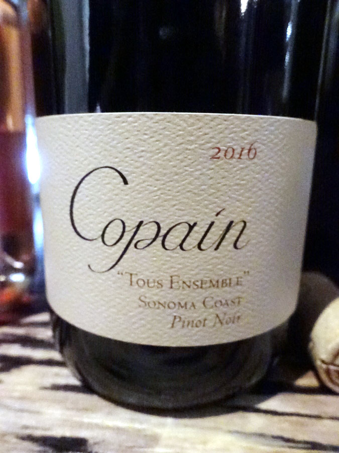 Copain Wines Tasting (California) 2019