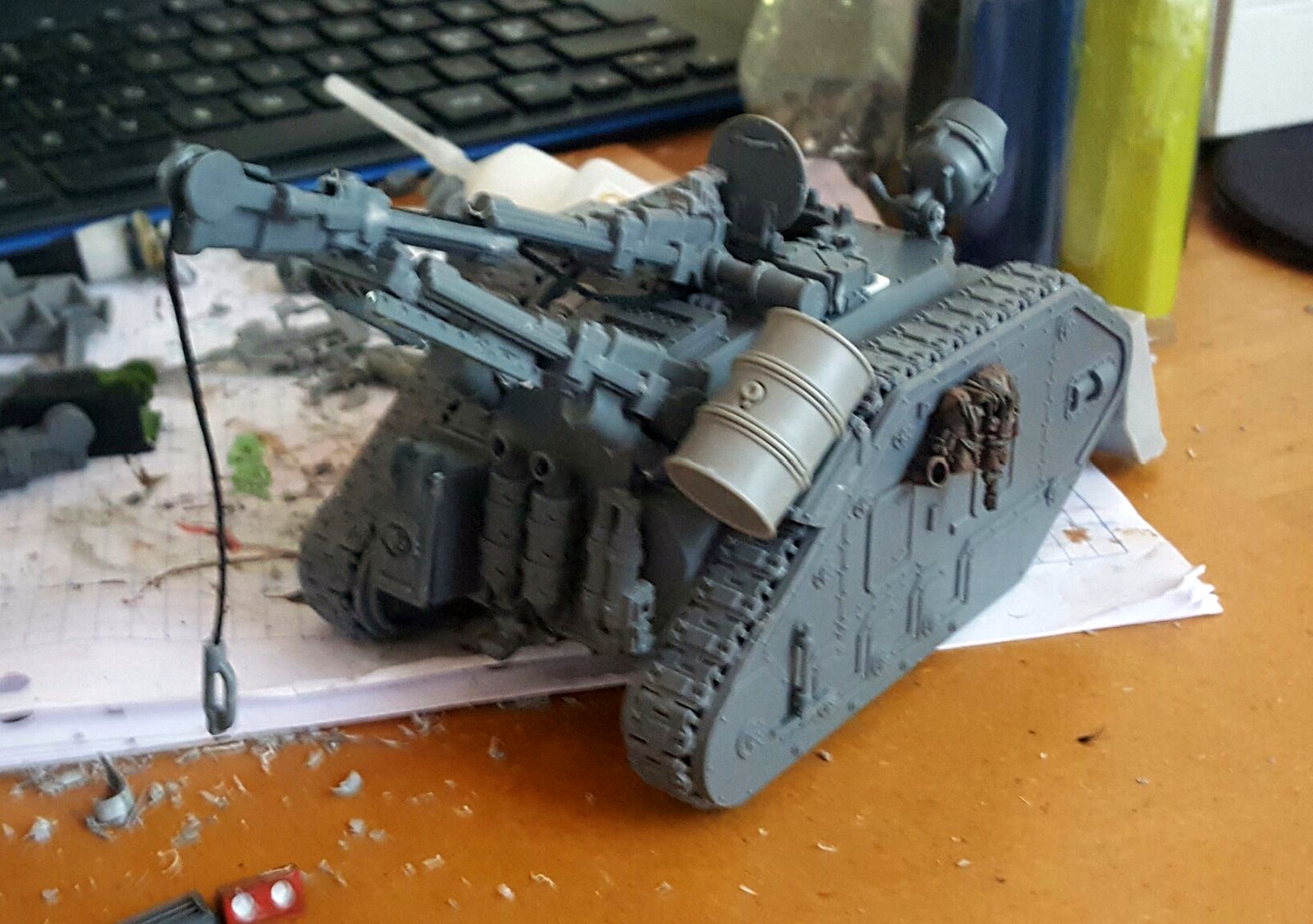 Kampfgruppe Engel: Wip - Atlas recovery vehicle, 40k