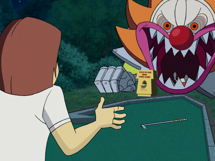 What's New Scooby-Doo: A Terrifying Round with a Menacing Metallic Clown