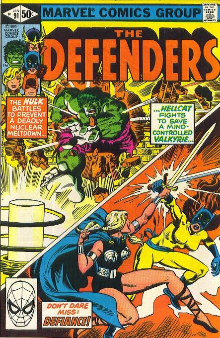 Marvel Comics of the 1980s: 1981 - Anatomy of a cover - Defenders #91