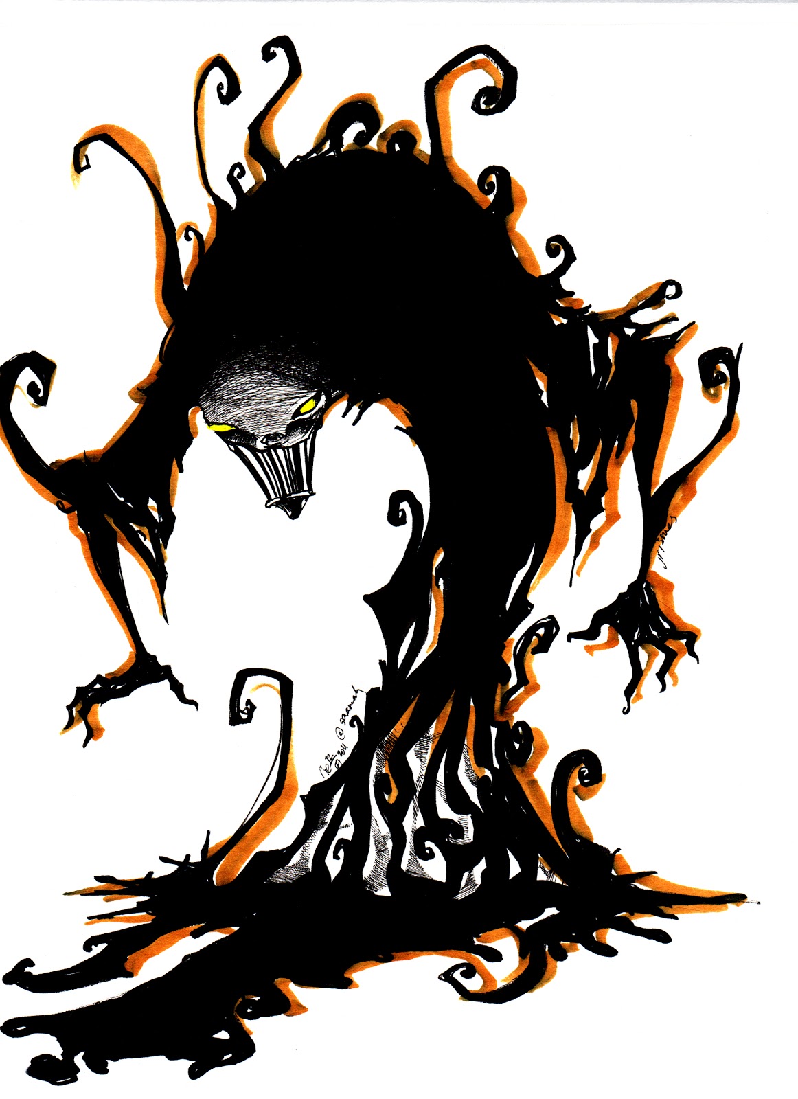 AWESOME Sketch-a-Day BLOG: create your superhero : mr. shadow