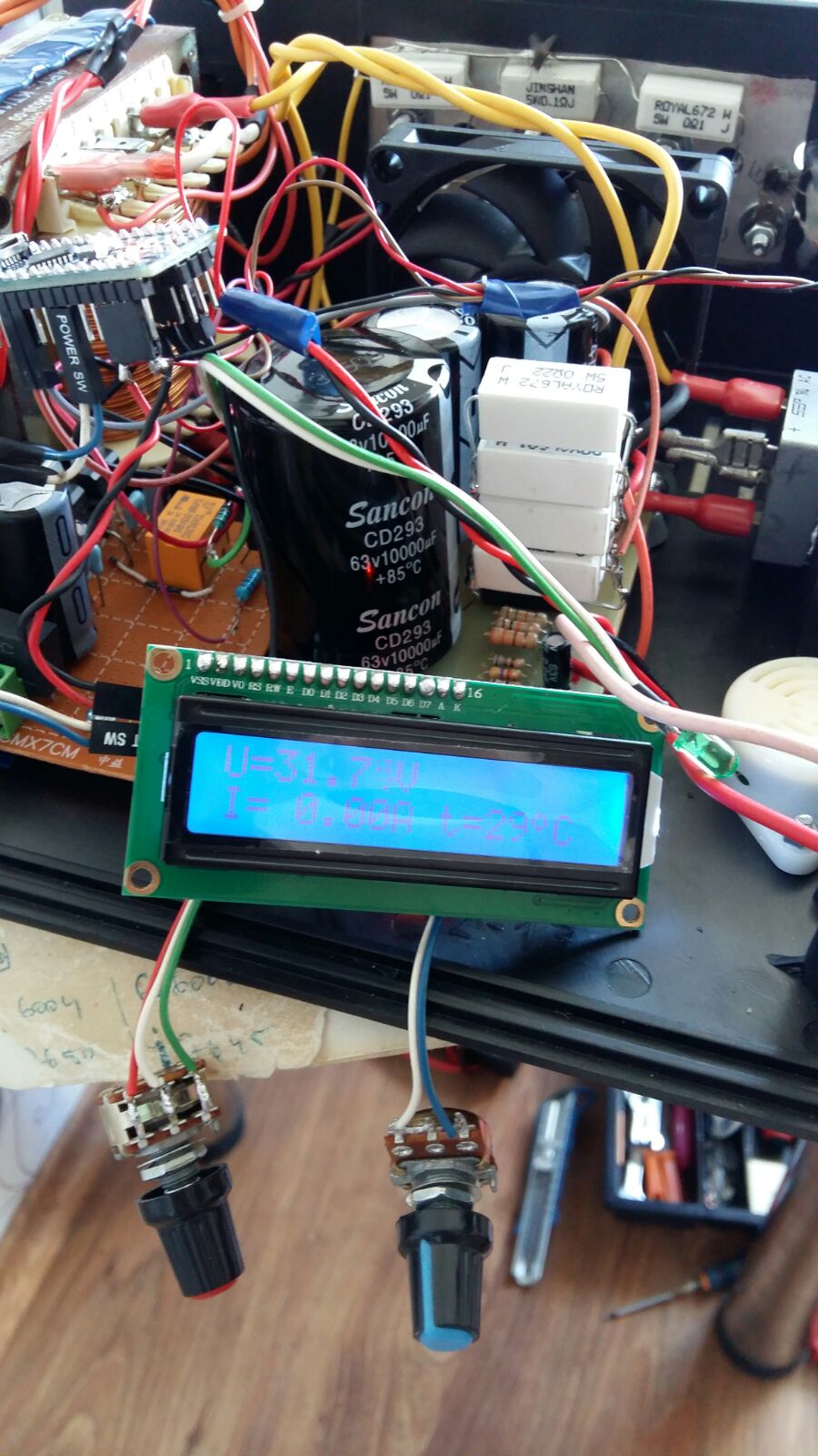 Arduino tehNiq: 0-30V/0-7A Power Supply Unit with LM723 and Arduino ...