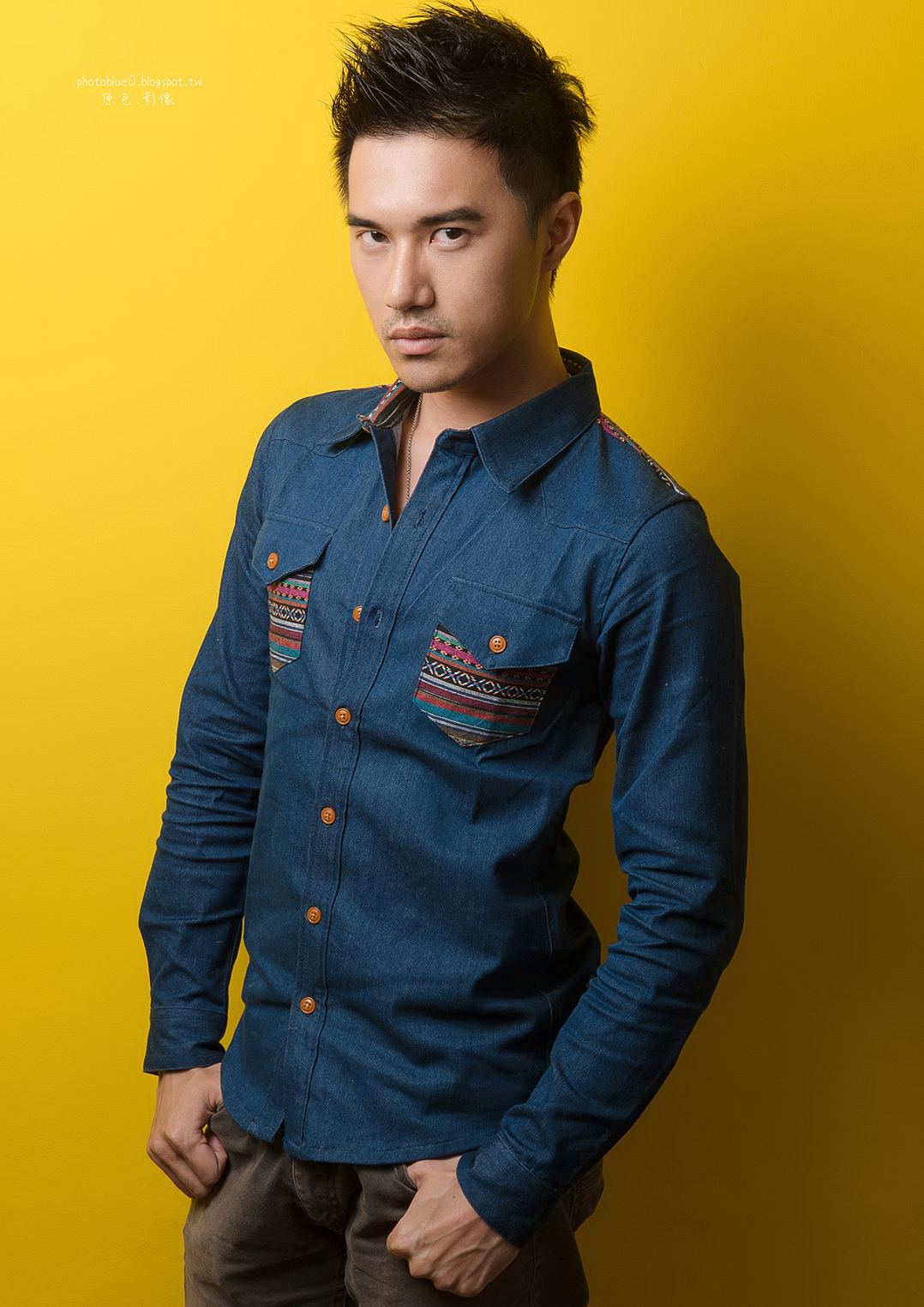 HOT MALE MODELS: Blue Man 39