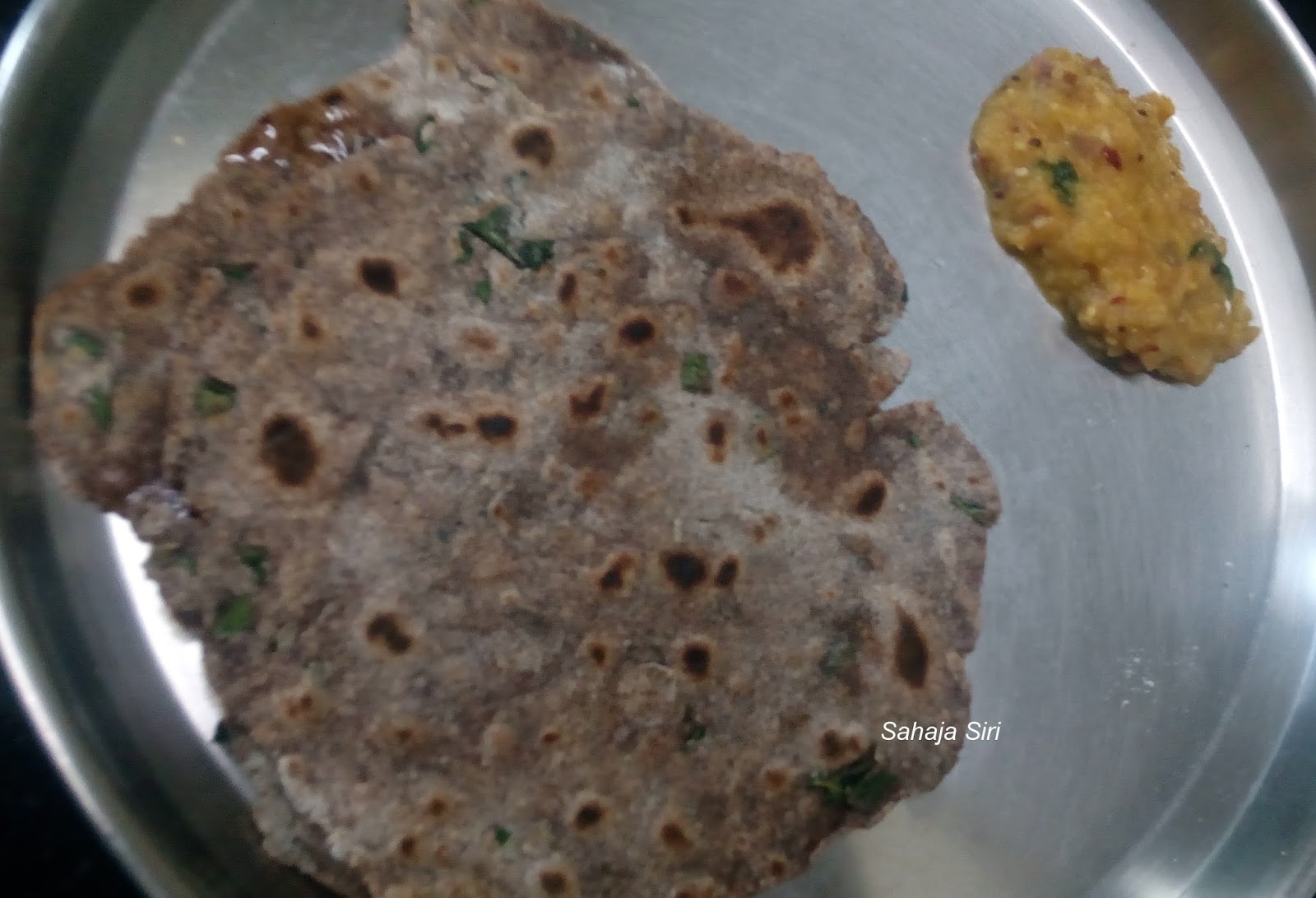 Ragi / Finger Millet Chapathi