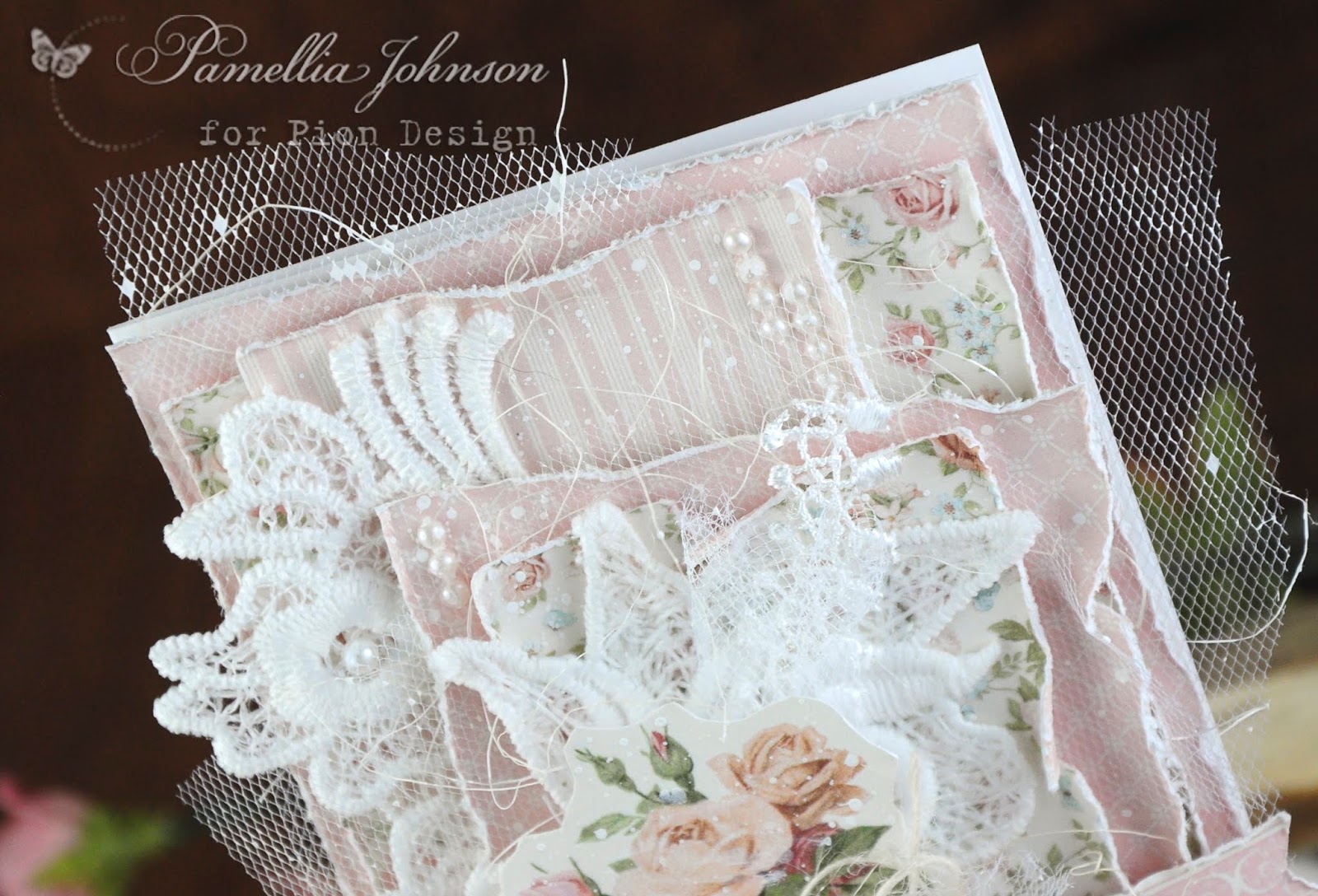 My Little Craft Things: Pion Design - Peach and Pink Roses