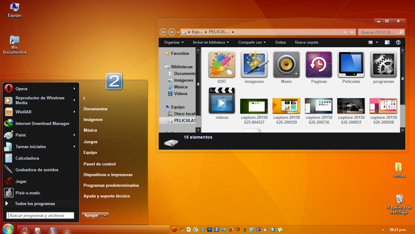 pack de 5 temas windows 7
