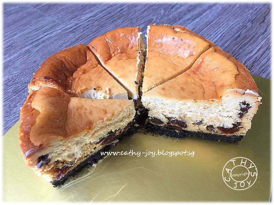cathy's joy: Rum & Raisin Cheesecake