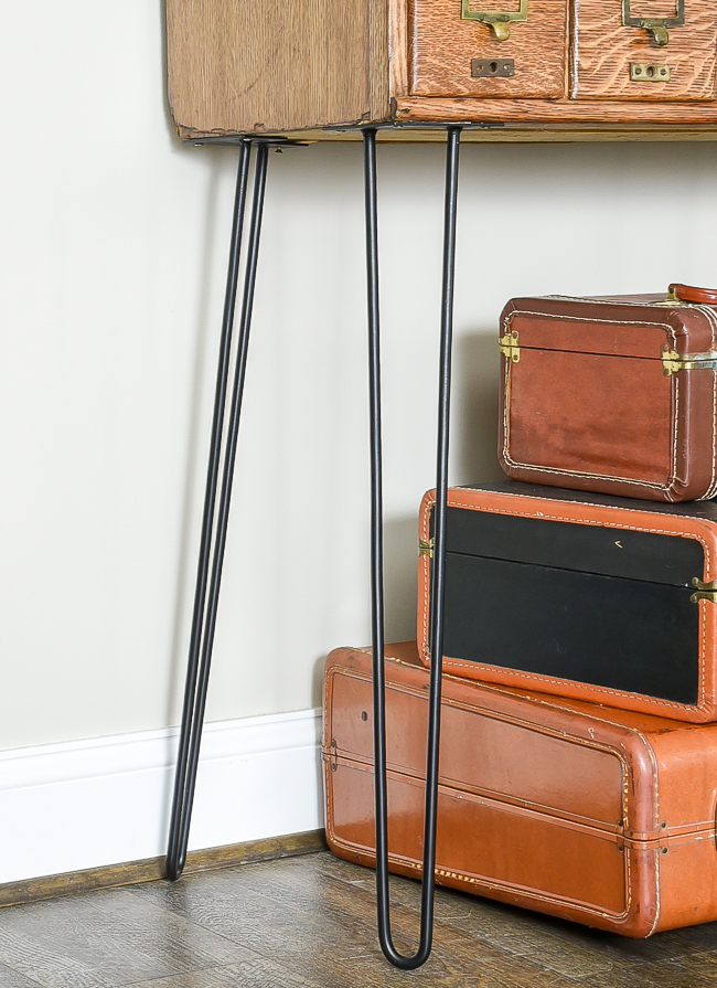 How to Refinish and Restore a Vintage Card Catalog | Little House of ...