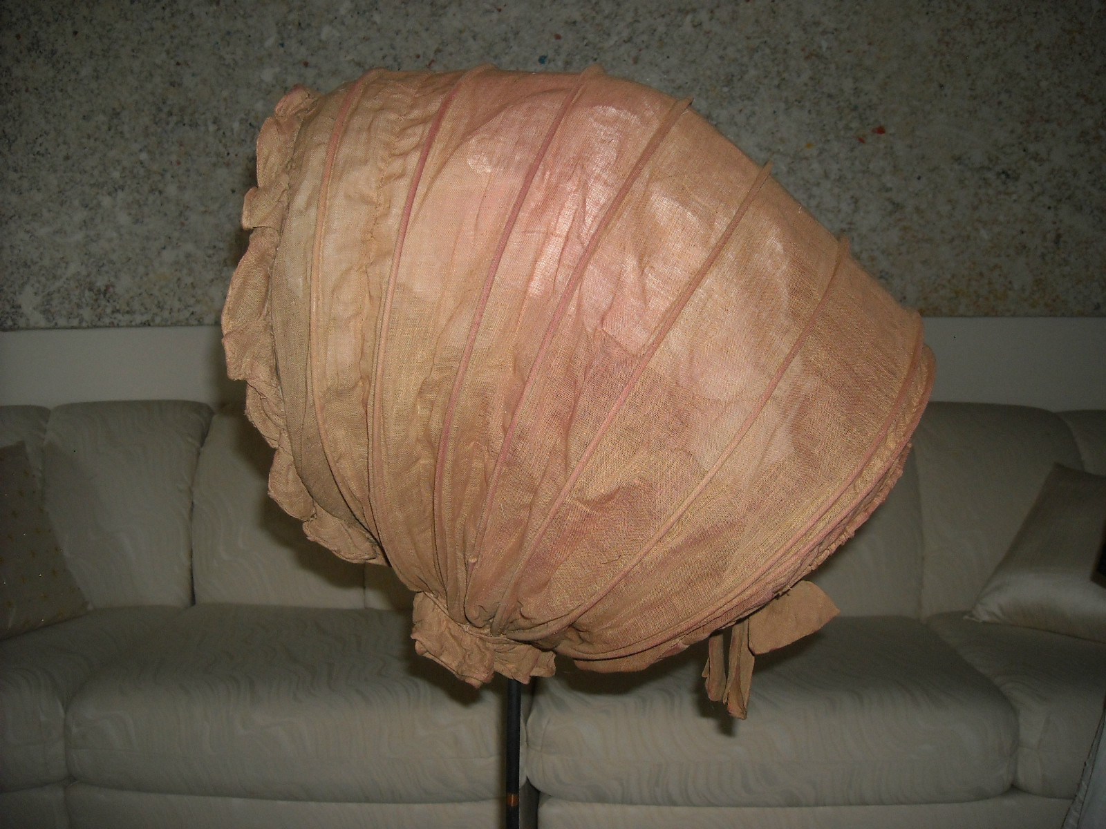 All The Pretty Dresses: Late 18th C/early 19th C Calash Bonnet