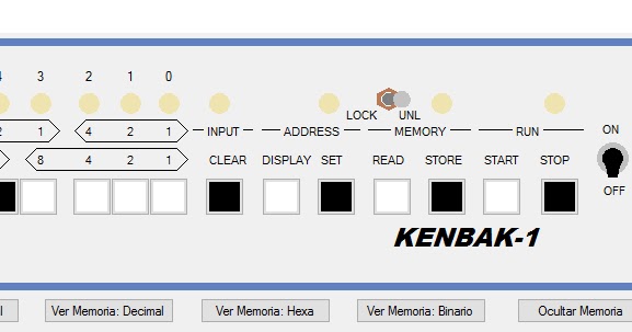old8bits: Preservación de máquinas (VI): Emulador Kenbak-1 Interface