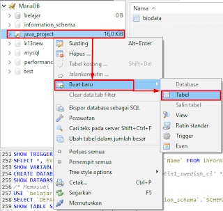 MariaDB Create Database Tables Columns Manage Databases Using HeidiSQL ...