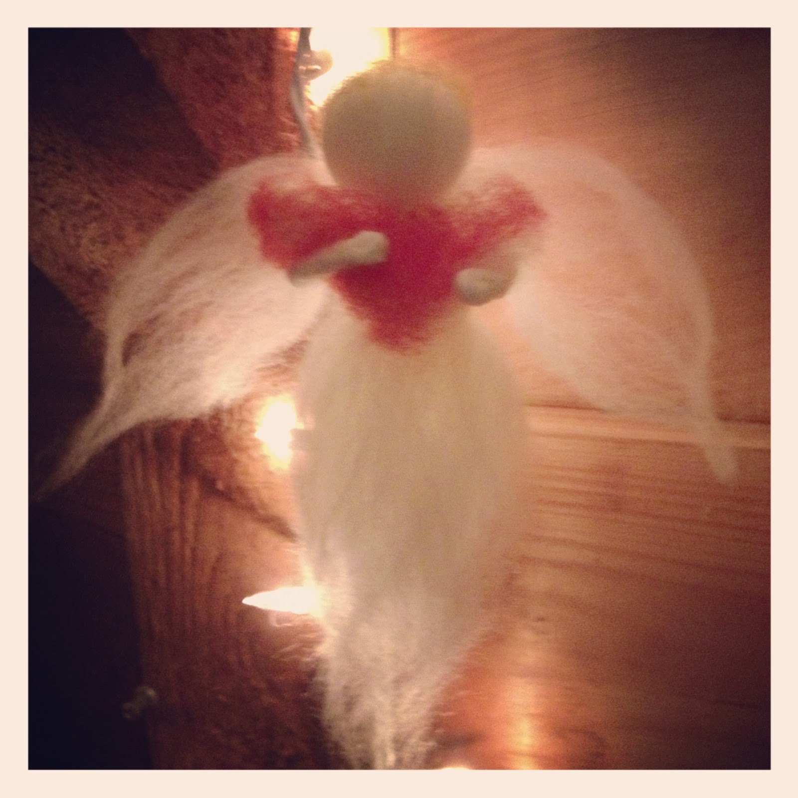 A Simple Life: Do: Woolen Angels Tutorial