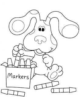 Kids Page: Blues-Clues- - -COLORING WS Coloring Pages