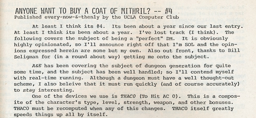 Playing at the World: To Hit Armor Class Zero