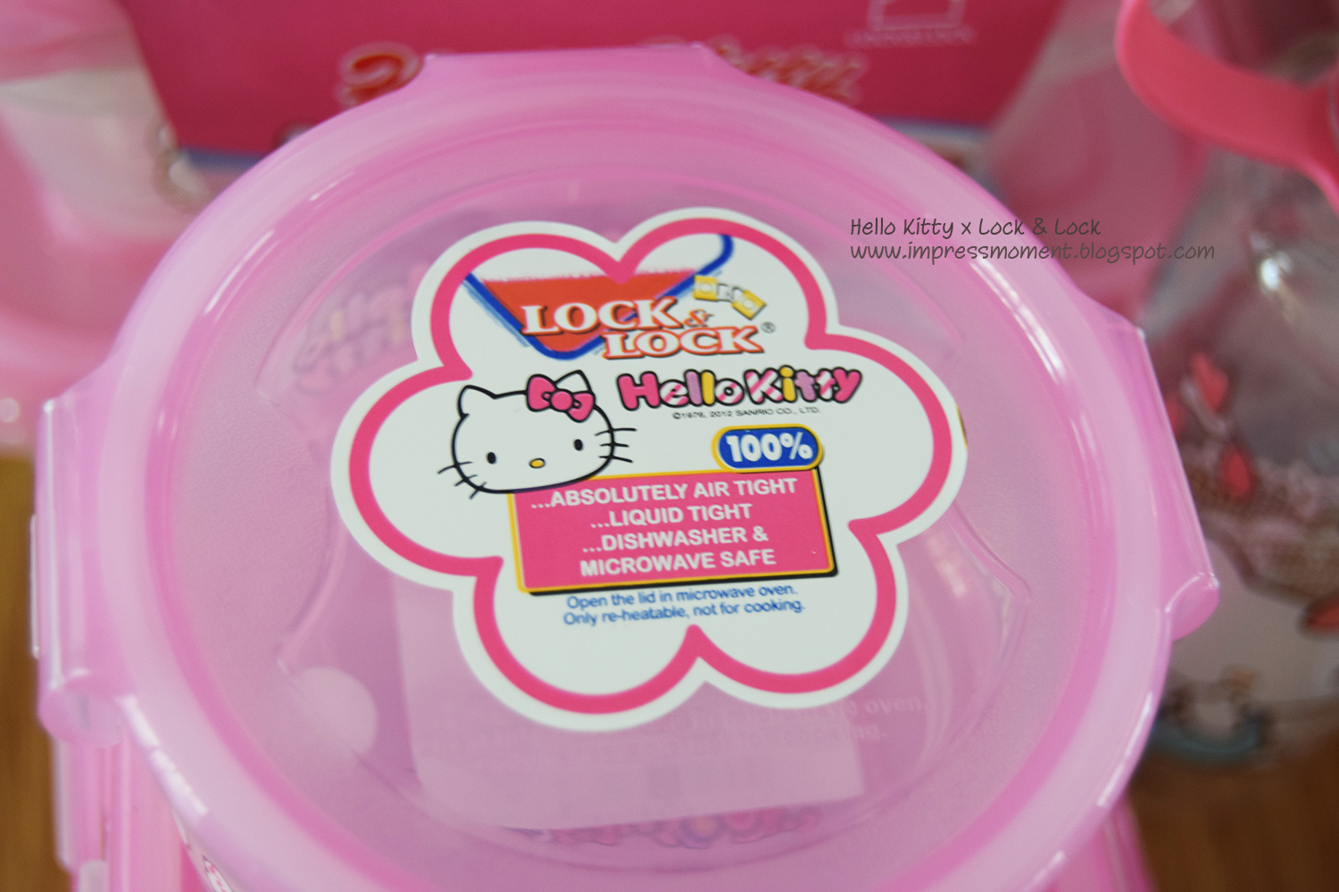 Impress Moment: Hello Kitty x Lock & Lock : กล่อง Lock & Lock ลาย Hello ...