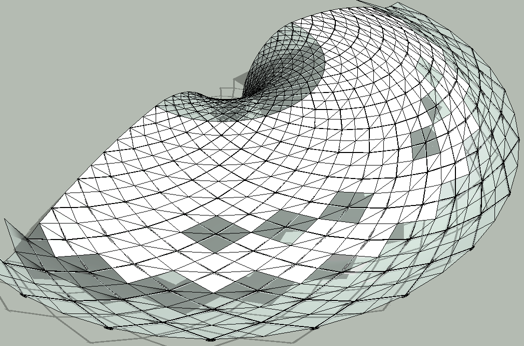 Revit-Mémo: Revit 2014_Charpente 3D à partir de surfaces divisées et de ...