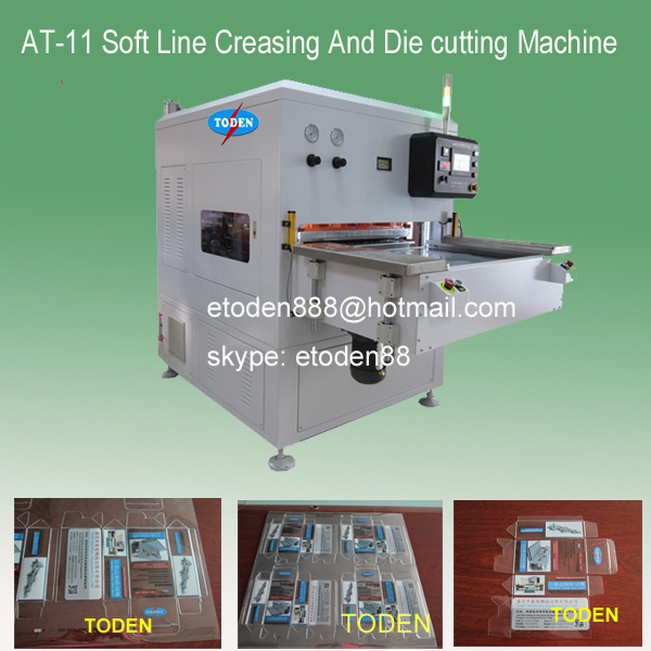 Plastic boxes soft line crease and die cut Machine: Plastic boxes soft ...
