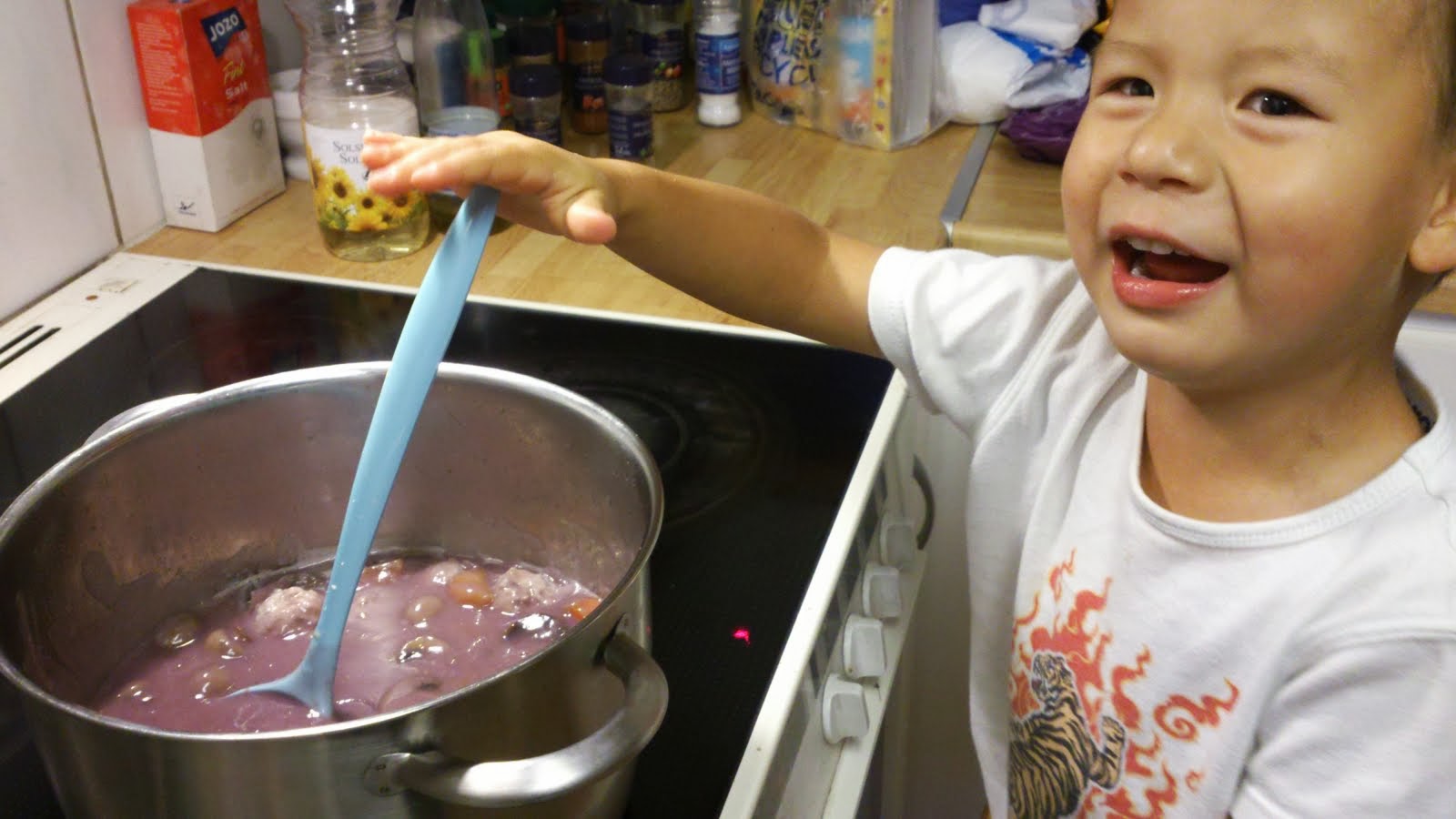A day in the life of Scotch: Purple stew