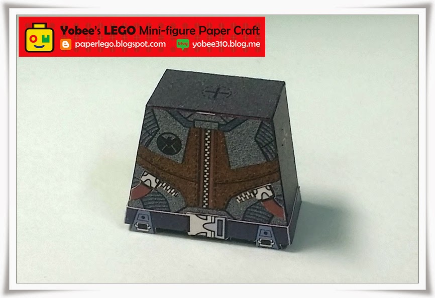 YOBEE'S LEGO MINI-FIGURE PAPER CRAFT: Making Lego Hawkeye Papercraft ...