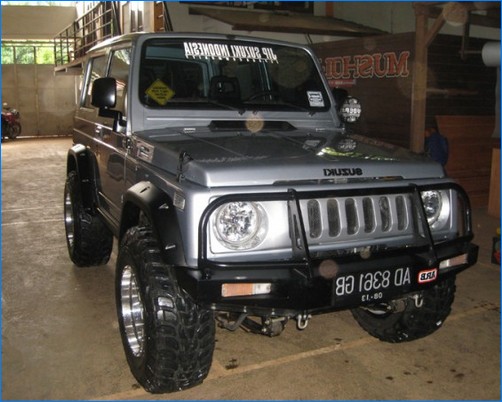 Modifikasi mobil katana terbaru ceper jimny 4x4 gx long offroad audio ...