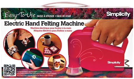 Crafty Frog: SIMPLICITY ELECTRIC HAND FELTING MACHINE