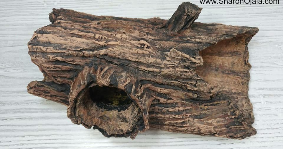 How I Made A Hollow Log With Foil and Clay