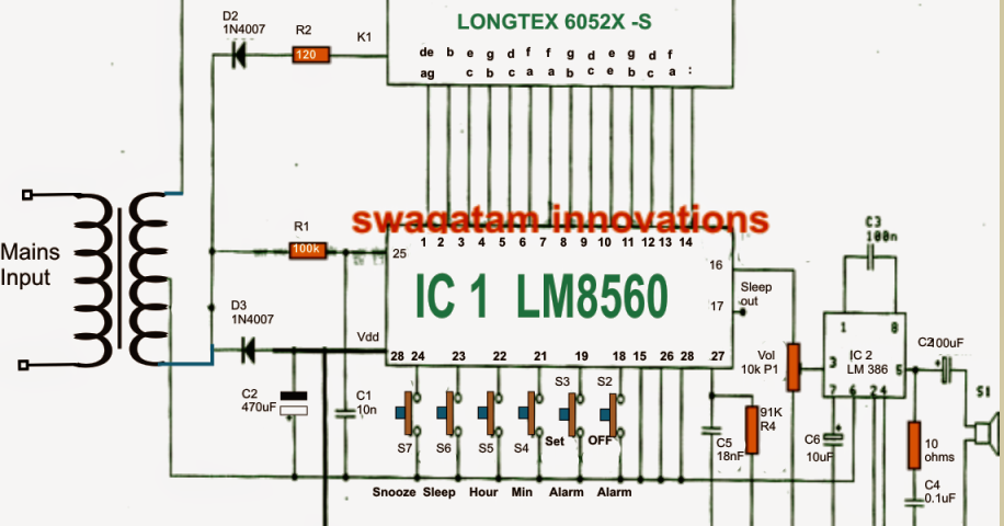 Easy Electronic Circuits How To Build A Simple Digital Clock Circuit 