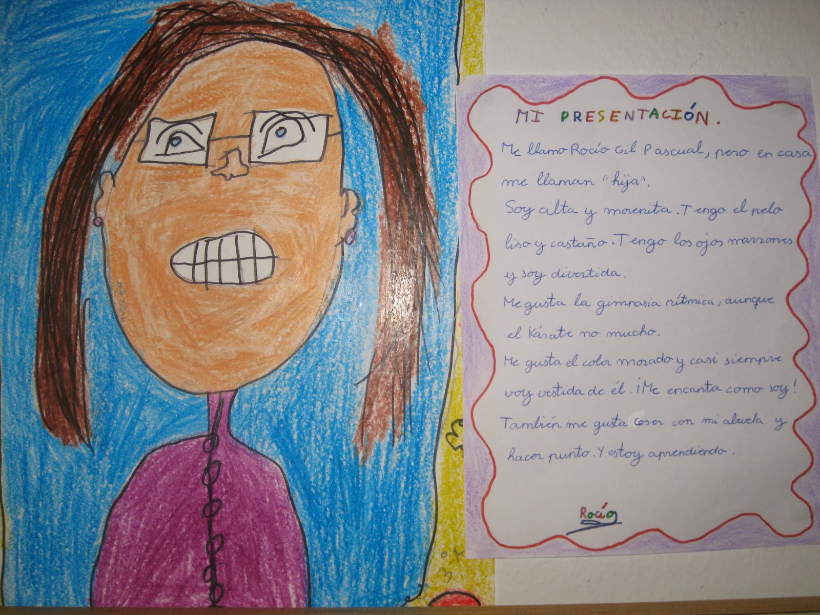 Mi bibliorincón: Autorretrato: "Nos presentamos"