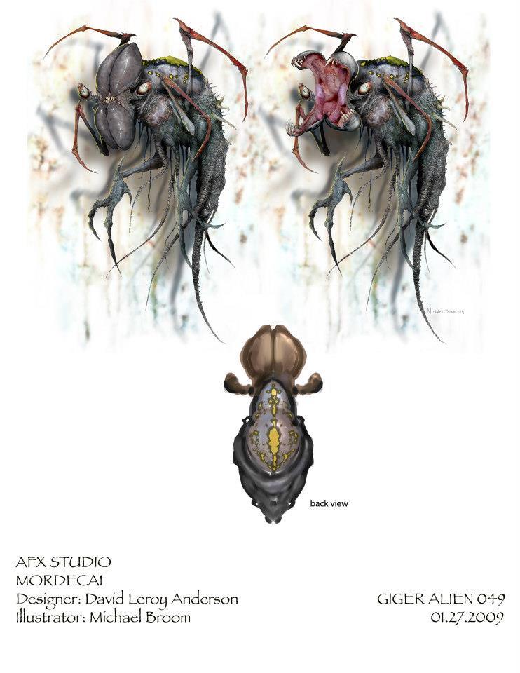 Alien Explorations: Cabin In The Woods concept art by Michael Broom