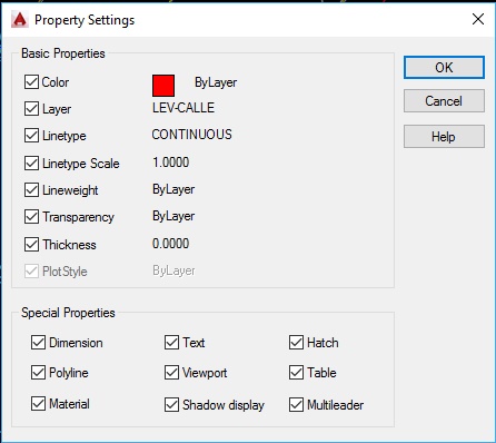 Tips de Autocad "MatchProp"