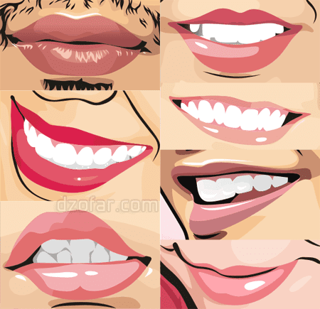 Tutorial Vector Corel Draw Menggambar Bibir dan Gigi (Mulut) | Anita ...