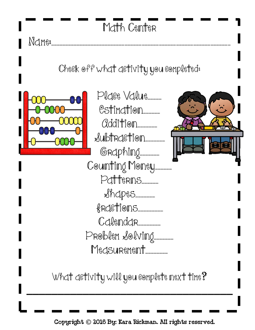 Create Your Balance With Literacy: Launching Literacy Centers in the K ...