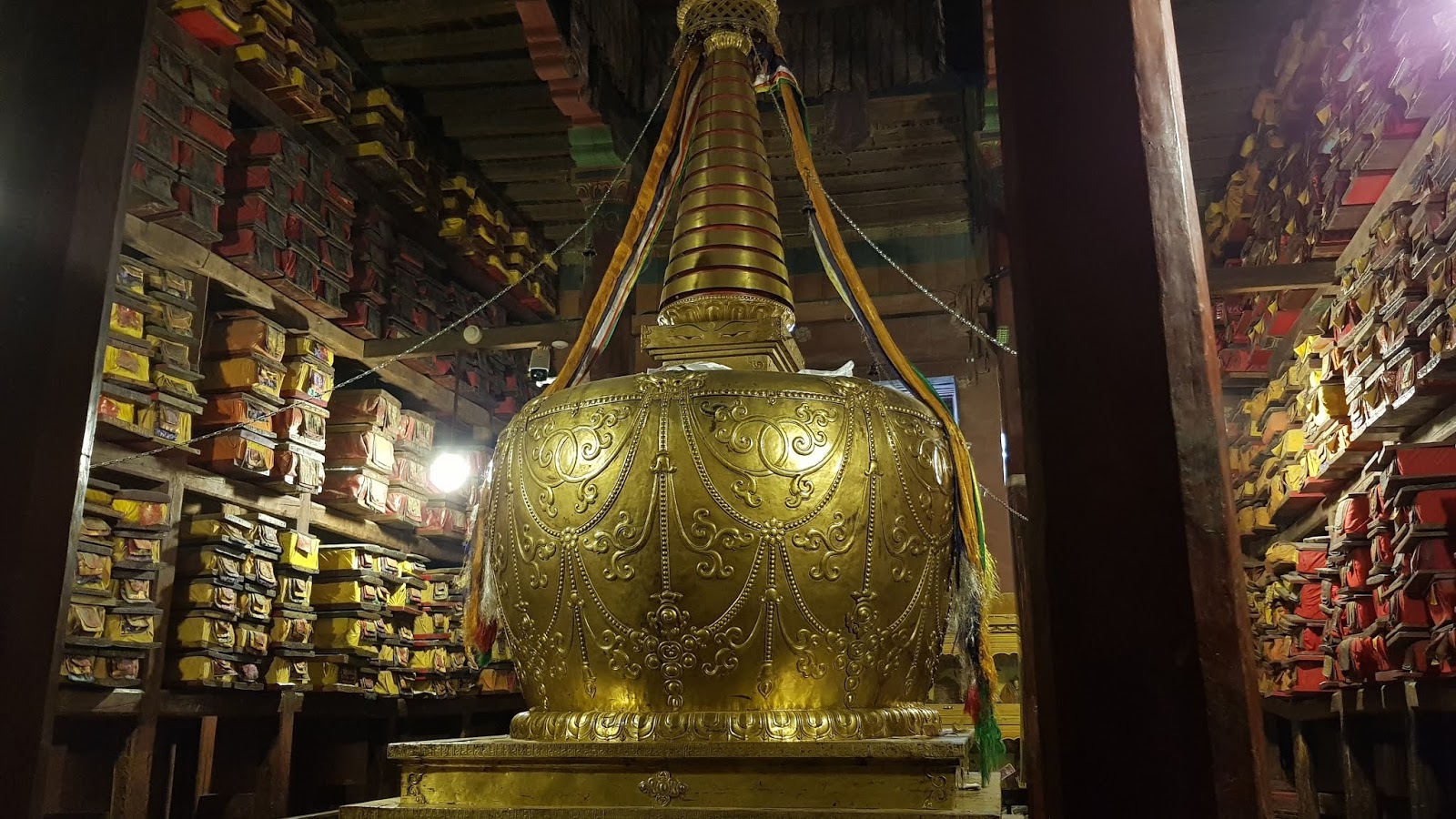 Nomadic Joe: Inside of Palkor Chode Monastery