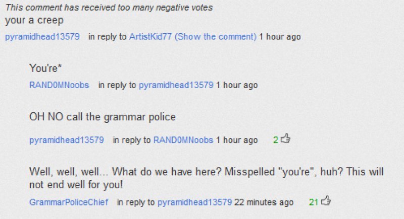 ENG 373: Rules Project 2: Grammar Natzi Memes