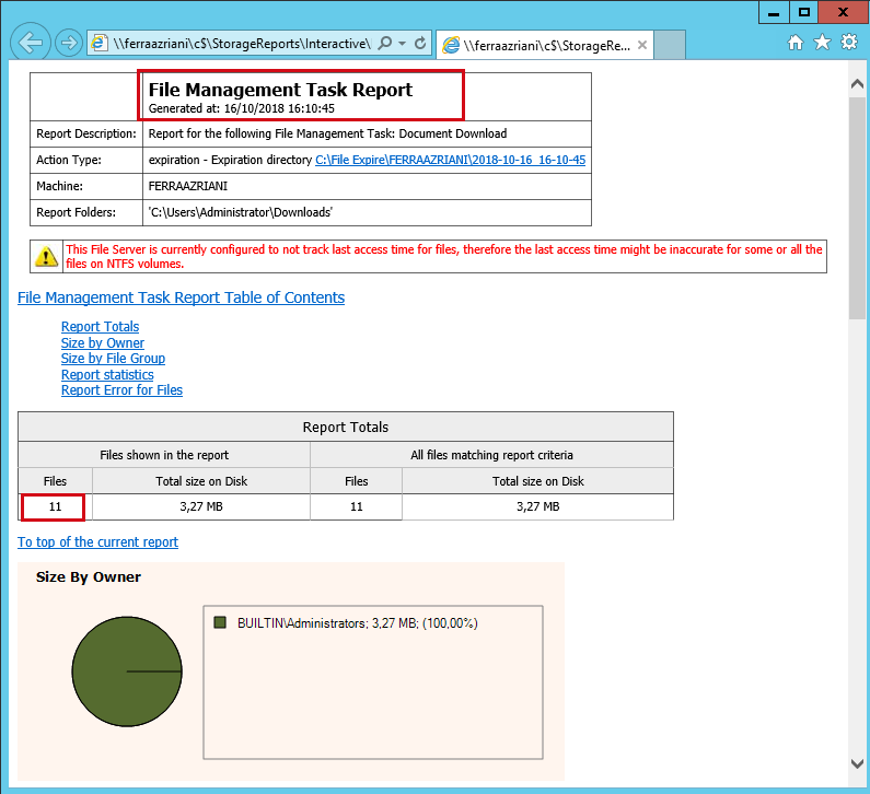 Konfigurasi File Management Task pada File Server Resource Management ...