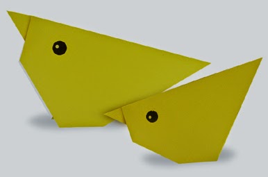 Origami Chick - Easy Origami instructions For Kids