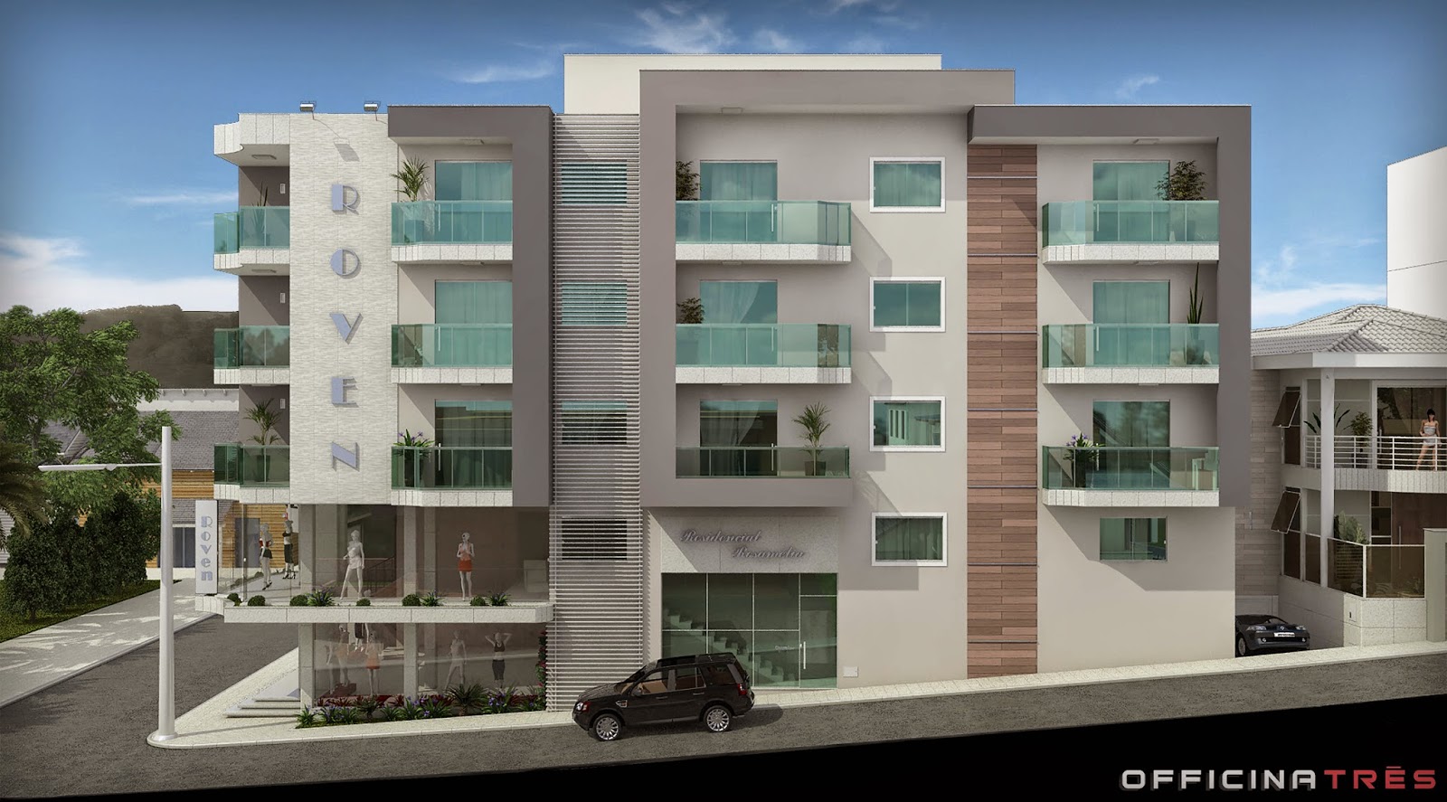 OfficinaTrês: Reforma de prédio misto em Irupi-ES