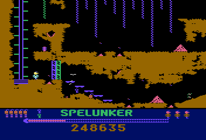 VGJUNK: SPELUNKER (ATARI 800)
