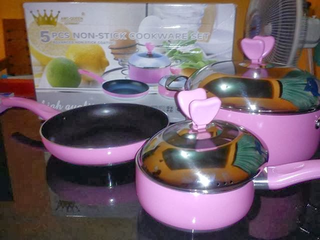 GROSIR ALAT TERAPI: AMC Queen Pink Cookware Kitchen Set Germany Made ...