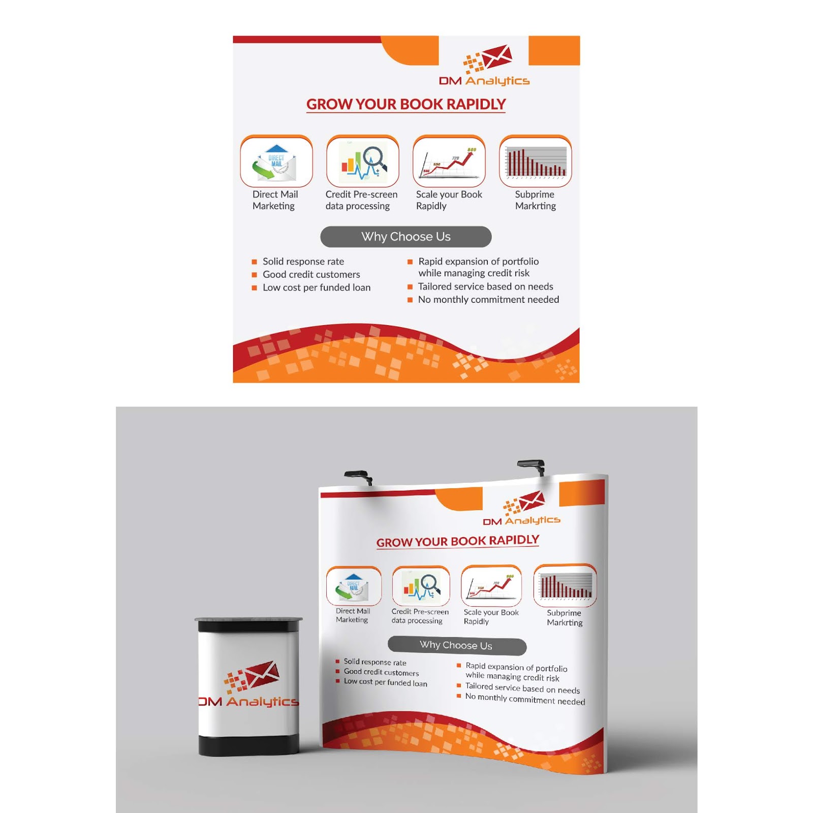 Ishita Sengupta: Trade show banner- DM ANALYTICS